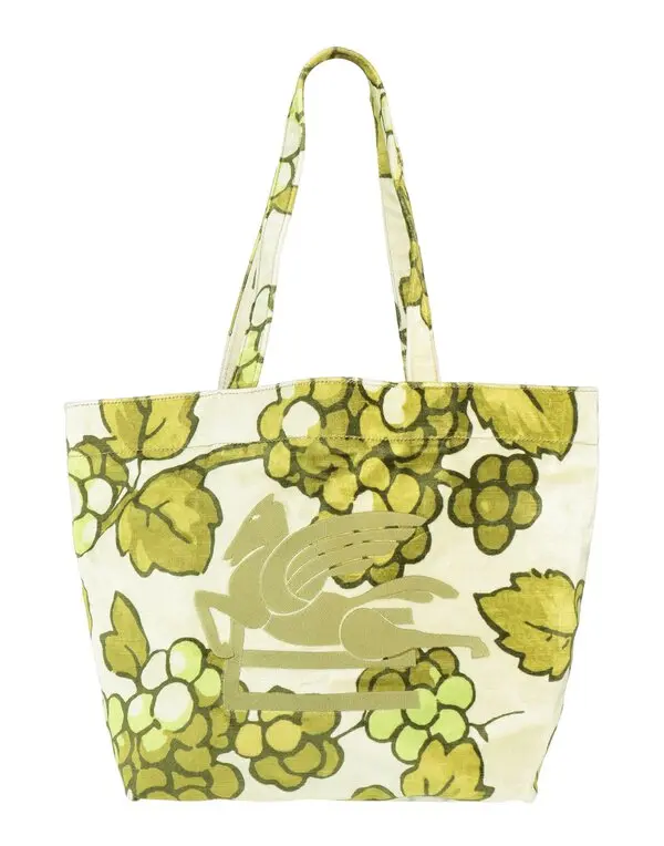 Etro Velvet Floral-print Shopper Bag
