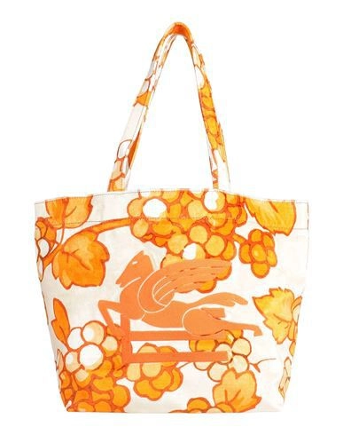 Etro Velvet Floral-print Shopper Bag - Orange
