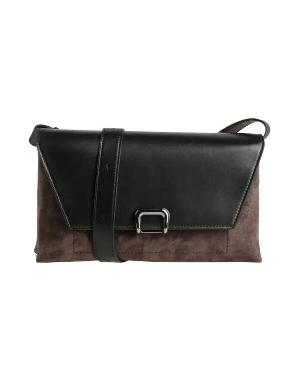 Brunello Cucinelli Leather Cross Body Bag - Black