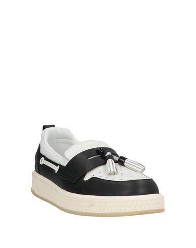 Amiri Leather And Textile Two-tone Loafers