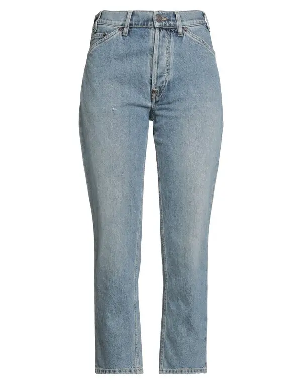 Moschino High-waisted Tapered Denim Jeans
