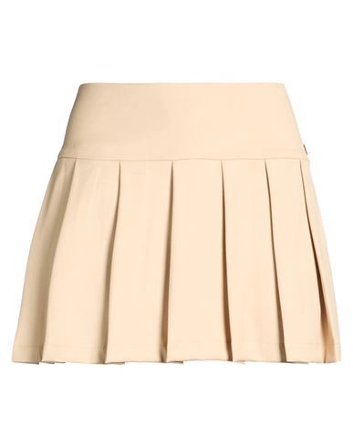 HINNOMINATE Pleated Twill Mini Skirt - Beige