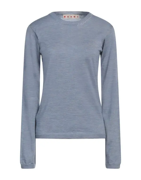 Marni Sweater Size Virgin Wool, Silk - Blue