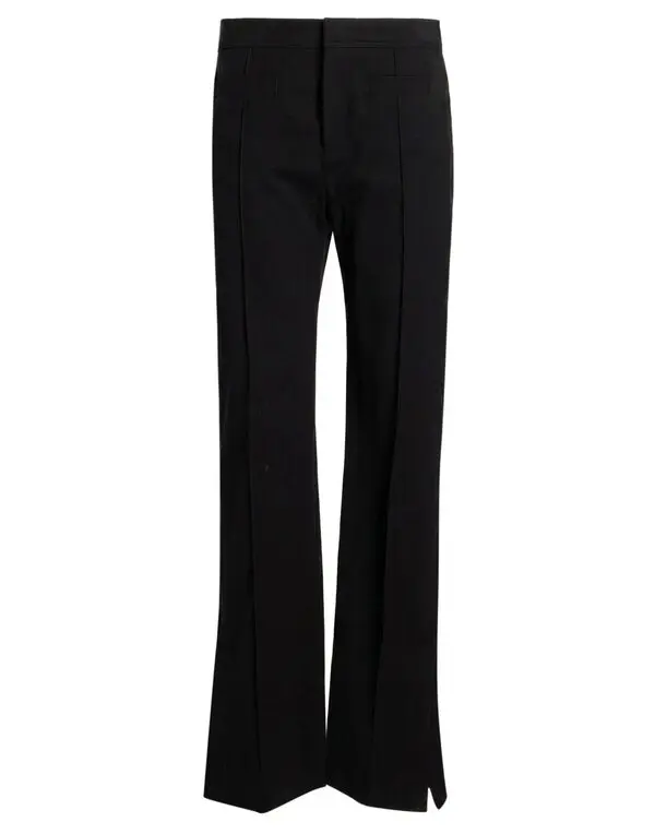 Chloé Cotton-blend Flannel Straight-leg Pants