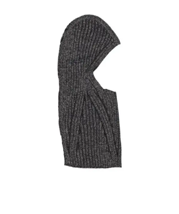 DION LEE Reflective Wool-blended Balaclava Hat - Black