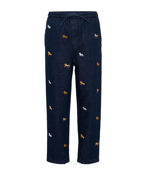 Stella McCartney Embroidered Horse Jeans