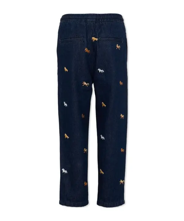 Stella McCartney Embroidered Horse Jeans