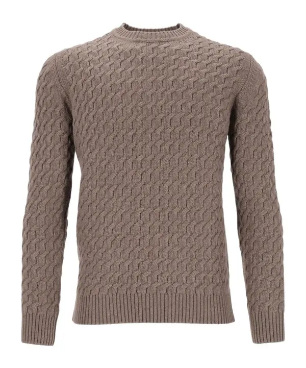 AL DUCA DAOSTA 1902 Long-sleeved Textured Pullover