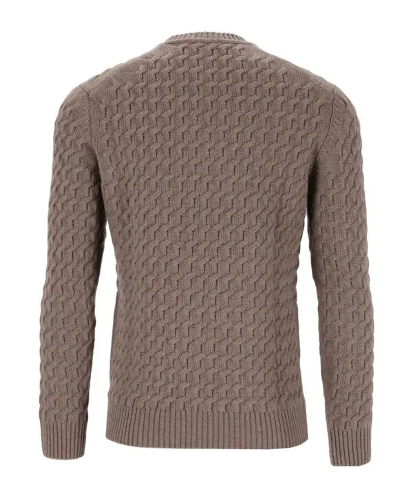 AL DUCA DAOSTA 1902 Long-sleeved Textured Pullover