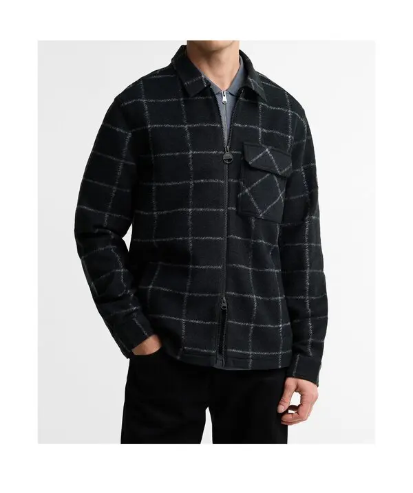 Barbour Check Zip Overshirt