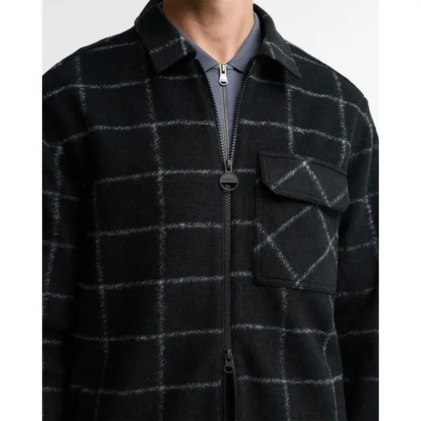Barbour Check Zip Overshirt