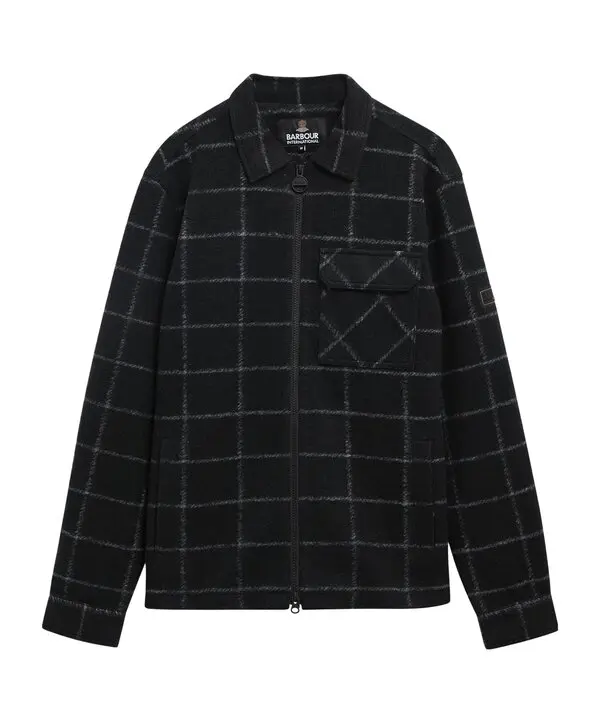 Barbour Check Zip Overshirt