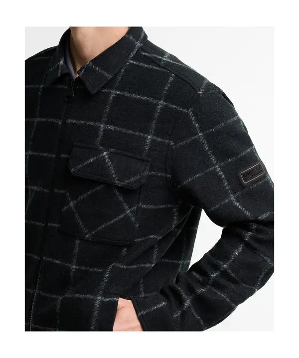 Barbour Check Zip Overshirt