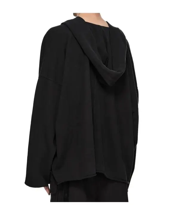 Rick Owens Ls Kaftan Oversized Hoodie