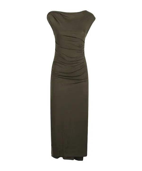 Patrizia Pepe Draped Midi Dress - No
