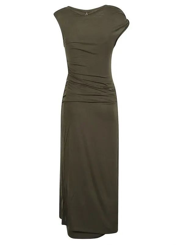Patrizia Pepe Draped Midi Dress