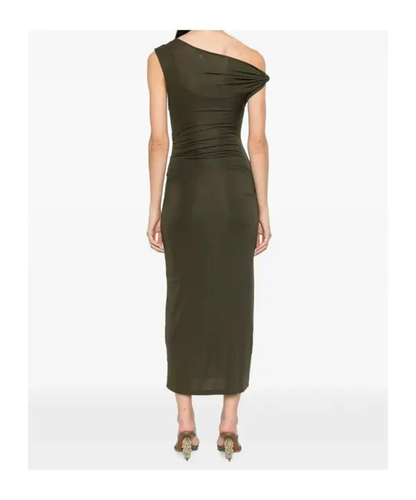 Patrizia Pepe Draped Midi Dress
