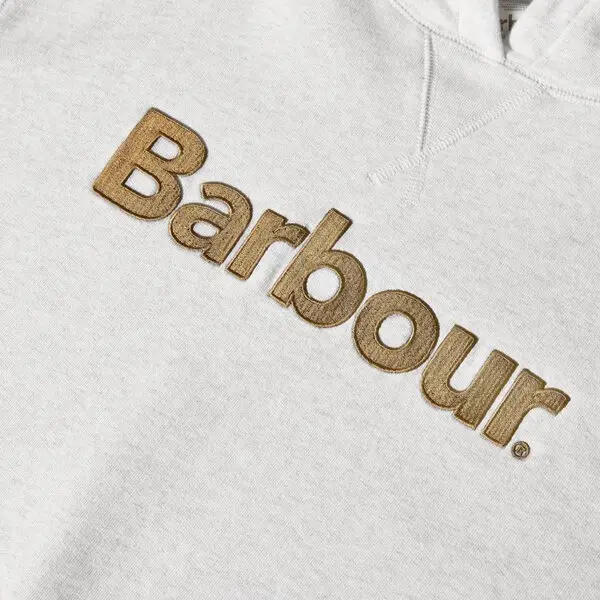 Barbour Logo Embroidered Hoodie
