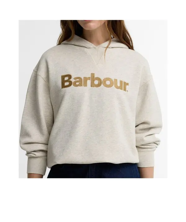 Barbour Logo Embroidered Hoodie