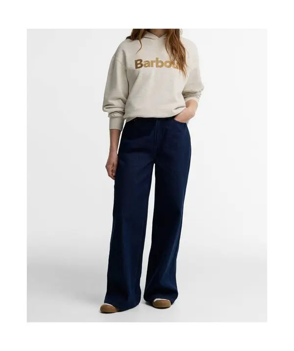 Barbour Logo Embroidered Hoodie