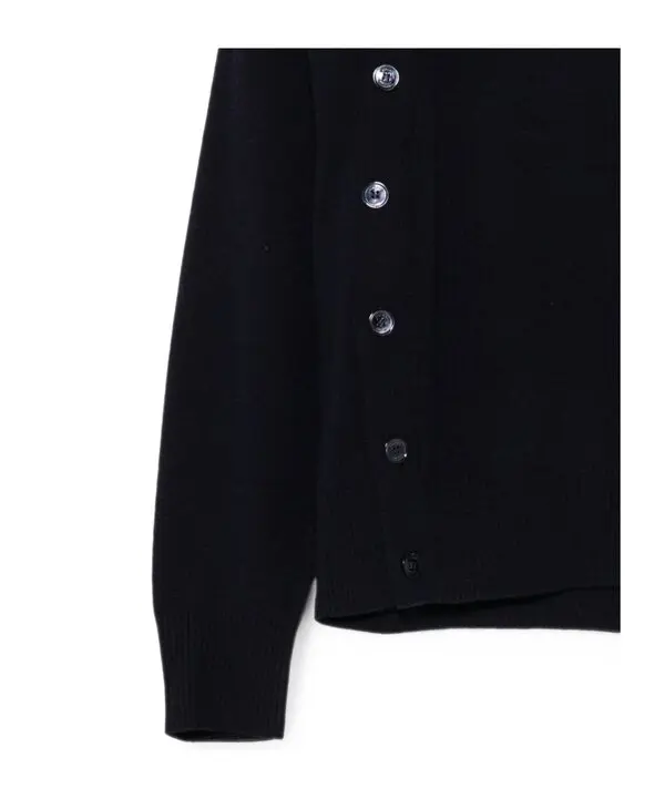 Seventy Button-fastening High-neck Cardigan