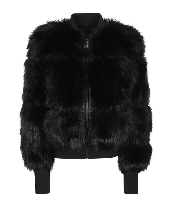Patrizia Pepe Faux-fur Bomber Jacket