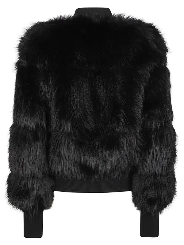 Patrizia Pepe Faux-fur Bomber Jacket