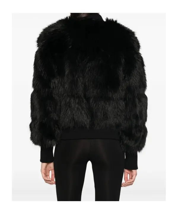 Patrizia Pepe Faux-fur Bomber Jacket