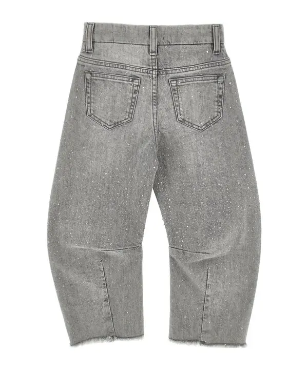 Monnalisa Rhinestone-embellished Jeans