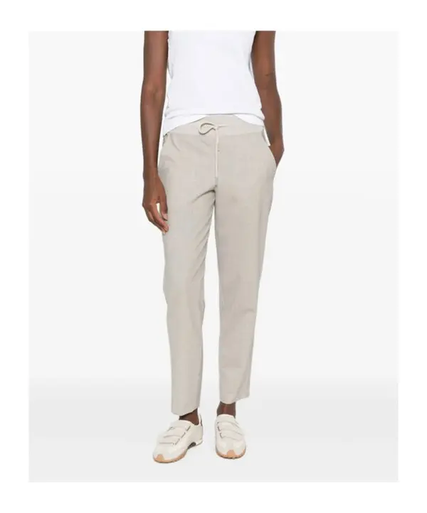 PANICALE Drawstring Tapered Trousers