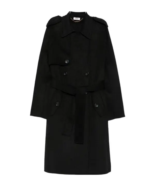 Liu Jo Double-breasted Belted Coat