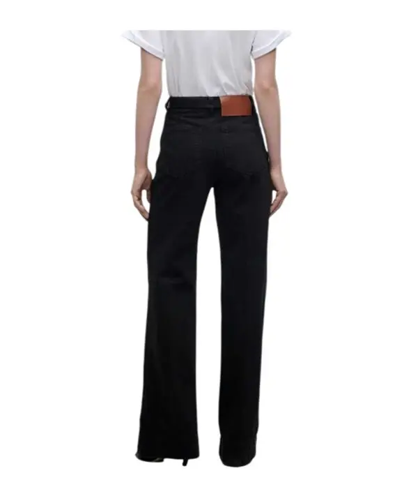Victoria Beckham Alina Flared Pants - Washed Black