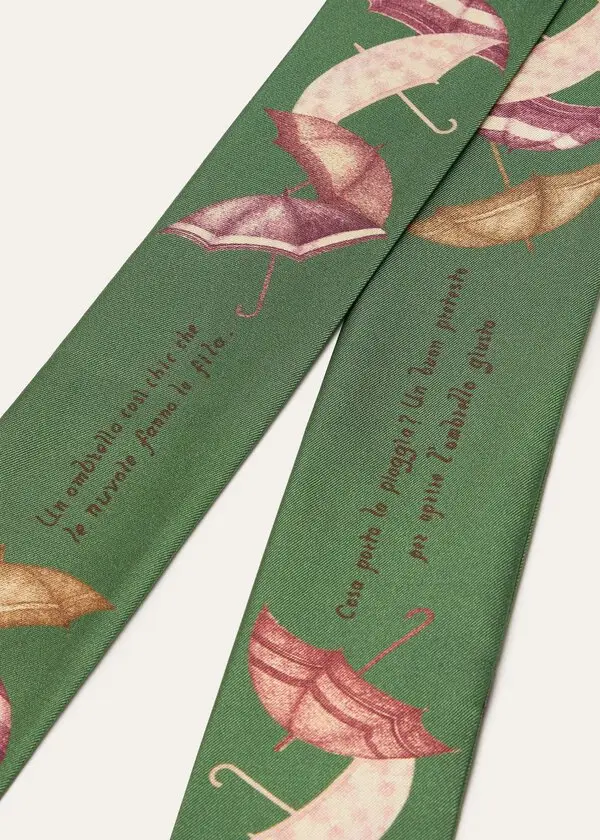 Loro Piana Ombrelli Belli, Belli! Striped Scarf