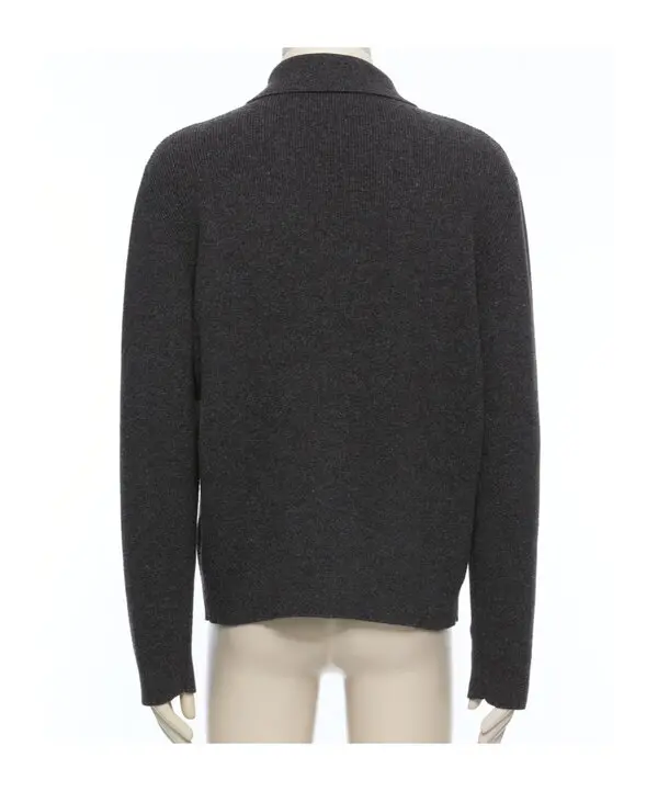 Valentino Garavani Collared Long-sleeved Knit Sweater