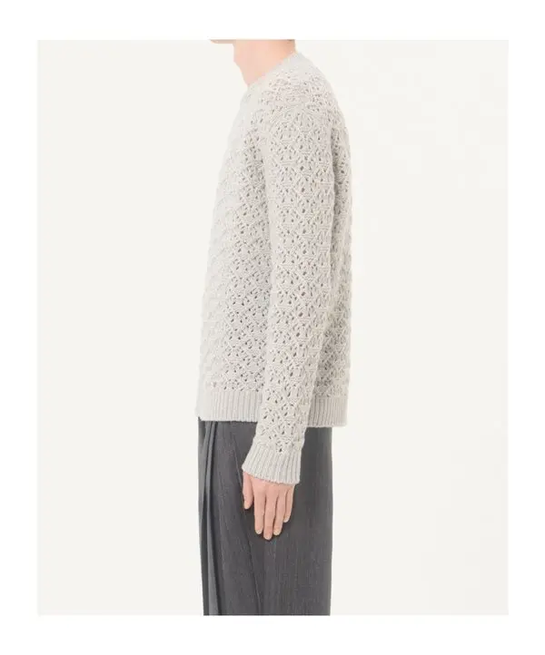 Valentino Garavani Diamond Openwork Knit Pullover