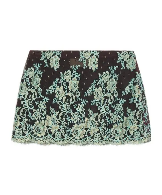 Valentino Garavani Lace Mini Skirt - No