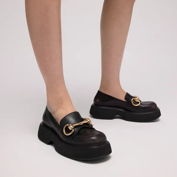 Gucci Chunky Loafer With Horsebit