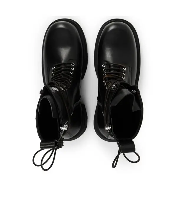 Rick Owens Glossy Mid-calf Boots
