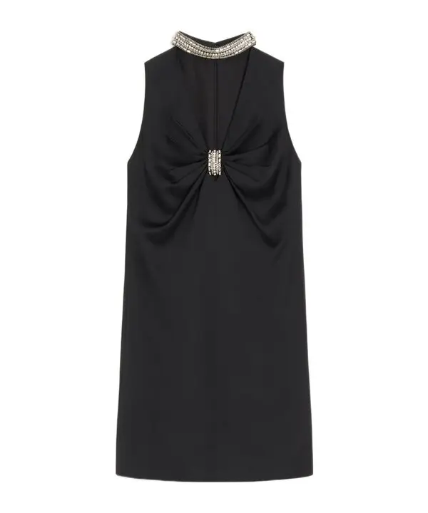 Valentino Garavani Embellished Shift Mini Dress