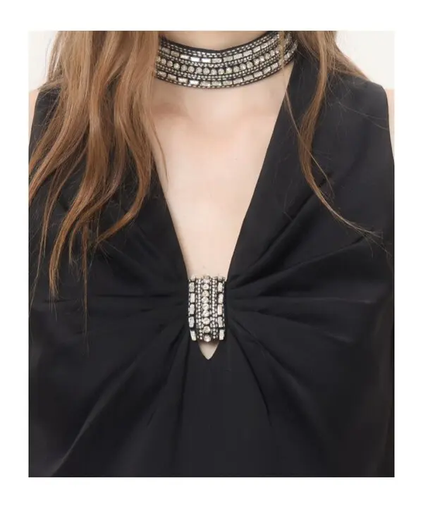 Valentino Garavani Embellished Shift Mini Dress
