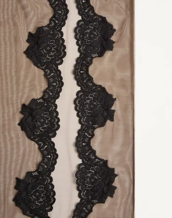 Valentino Garavani Long Skirt In Sheer Tulle - No