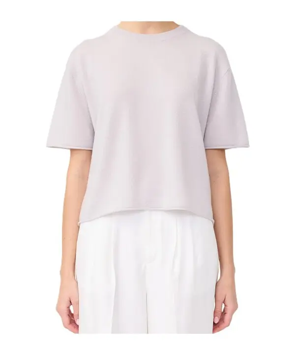 LISA YANG Crew-neck T-shirt - Shell Color