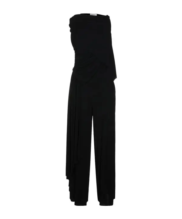 LANVIN Draped Strapless Jumpsuit - No