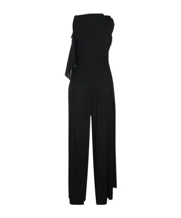 LANVIN Draped Strapless Jumpsuit