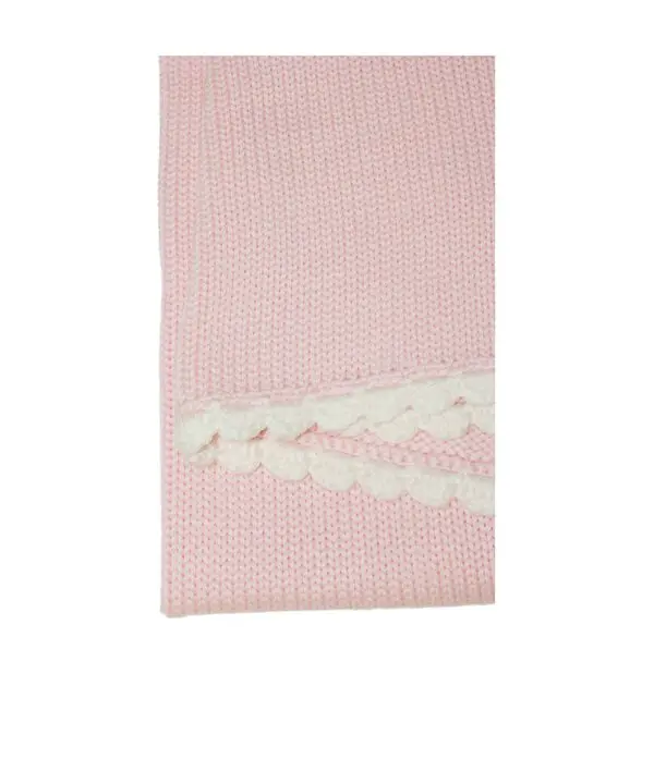 LITTLE BEAR Ribbed Knit Blanket