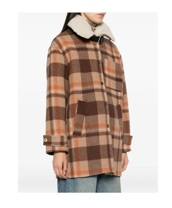 SEMICOUTURE Checkered Coat