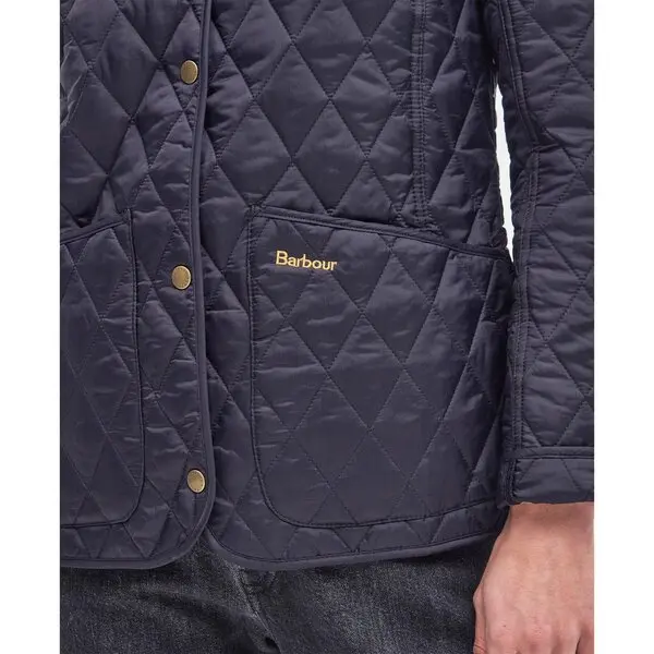Barbour Diamond Quilted Cord Collar Jacket