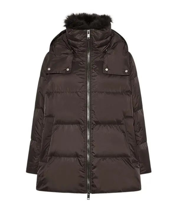 YVES SALOMON Hooded Puffer Jacket