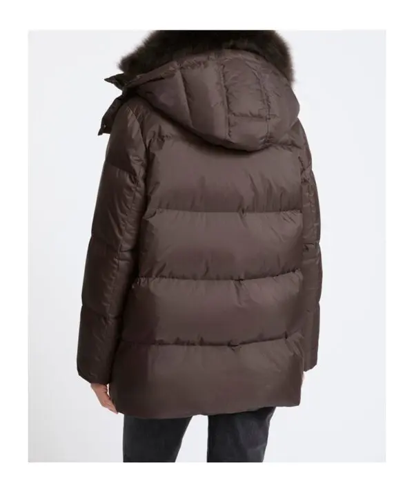 YVES SALOMON Hooded Puffer Jacket