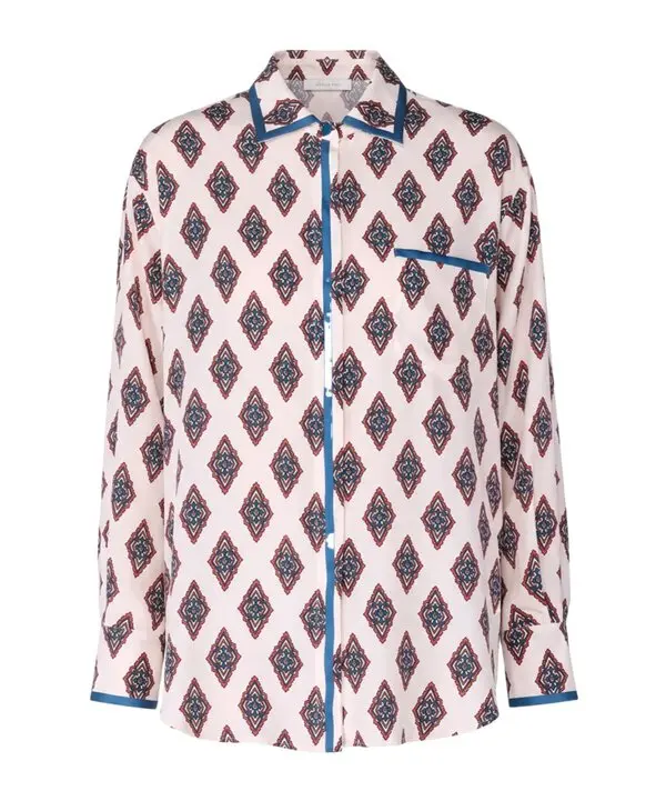 F.R.S FOR RESTLESS SLEEPERS Long Sleeve Geometric Print Shirt